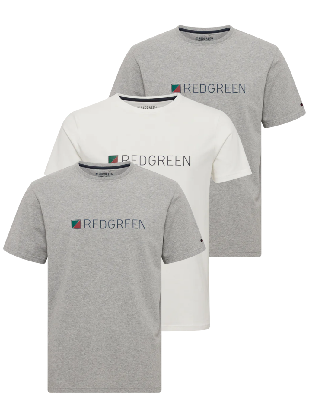 Chet - 3-pack i grå og hvid – REDGREEN